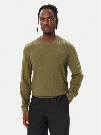 HUGO BOSS Pullover Simond 50570261 Khakifarben Regular Fit