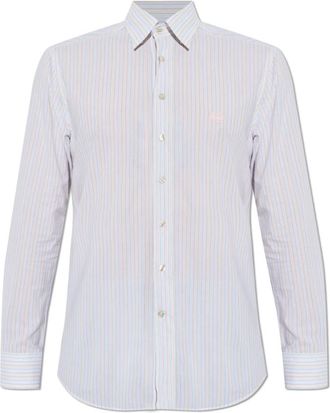 Etro Homme, Chemises, Blanc, Taille: 3XL Chemise &agrave; rayures