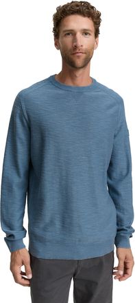 Tom Tailor Herren 1048004 Strickpullover aus Baumwolle, 38224-Real Teal Blue, M