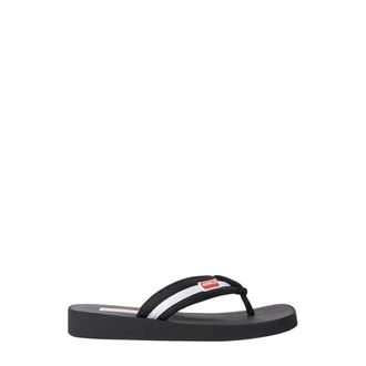 Kenzo Logo Patch Flip Flops - - Shoes - Damen - Schwarzk - 37 EU