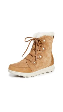 Sorel Damen-Winterstiefel, SOREL EXPLORER JOAN, Camel Brown/Ancient Fossil, size 38 EU