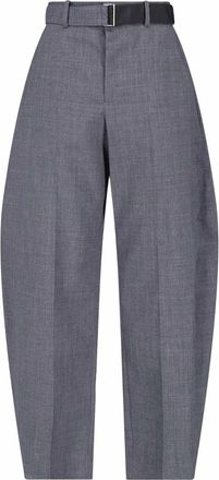 sacai Pantalons D&eacute;contract&eacute;s - Gris