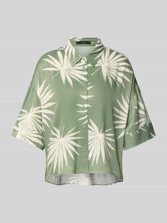 Oui Relaxed Fit Bluse aus Viskose mit &uuml;berschnittenen Schultern