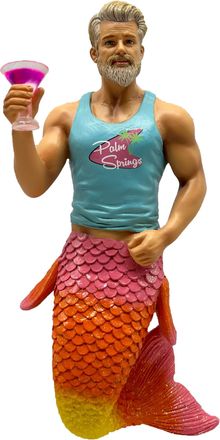 December Diamonds 55-55473 Palm Springs Merman Ornament, 17,8 cm
