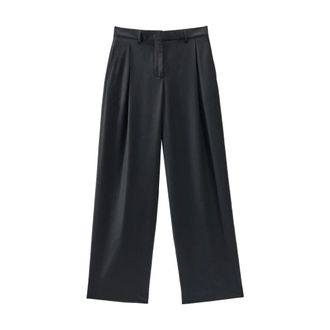 Paul Smith Femme, Pantalons, Noir, Taille: 40 FR Pleated Flannel Pantalons