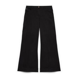 Fiorella Rubino Damen, Hosen, Schwarzk, LGr&ouml;&szlig;e