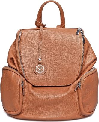 Luisa Vannini Braun Rindsledertasche