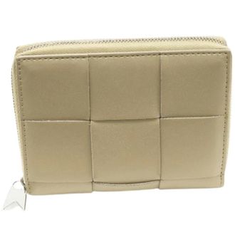 Bottega Veneta Pre-owned Leder Portemonnaies - - Pre-owned - Herren - Beige - ONE SIZE