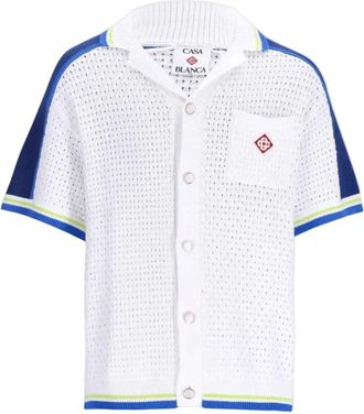 Casablanca Homme, Tops, Multicolore, Taille: S Chemise Crochet