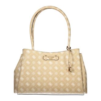 Guess Femme, Sacs, Beige, Taille: ONE Size Carrie Logo Bag