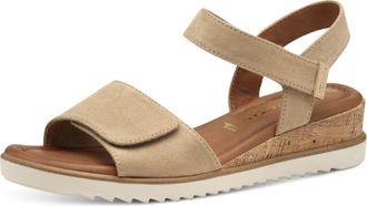 Tamaris Damen Klassische Ballerinas, Frauen Flats,Comfort Lining,TOUCHit-Fußbett,Slip-ons,klassisch elegant,Ballerinen,TAN,38 EU