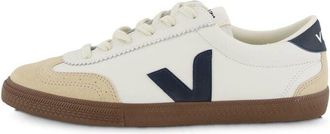 Veja Herren Sneaker VOLLEY LEATHER WHITE NAUTICO BARK aus Rindleder