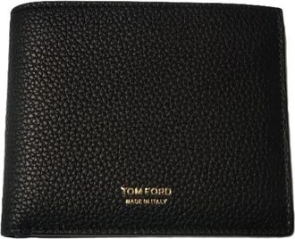 Tom Ford Portemonnaies - Textured Pebbled Leather Wallet - Gr. unisize - in Schwarz - f&uuml;r Damen