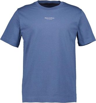 Marc O'Polo Herren T-Shirt blau Baumwolle