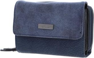 Tom Tailor Elin, Portefeuille Femme, Bleu, 14 x 4 x 10