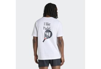 adidas Performance T-Shirt M PADEL CAT G T mit Rundhalsausschnitt, ohne Verschluss, aus Polyester