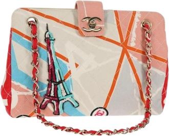 Chanel Sac bandouli&egrave;re vintage Pre-owned - Femme - Pre-owned - Multicolore - Taille: ONE Size