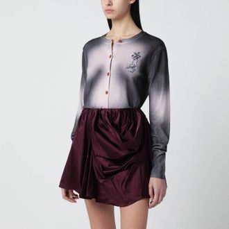 Vivienne Westwood Cardigan mit Farbverlauf in Rosa/Schwarz