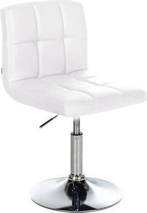 Clp Chaise Lounge Design Palma V2 Similicuir I Chaise Design Rembourr&eacute;e Pivotante Hauteur R&eacute;glable I Coutures d&eacute;coratives I Charge Max 135 kg, Couleur:Bla