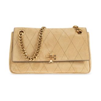 Tory Burch Charlie Small Shoulder Bag - - Bags - Damen - Beige - ONE SIZE