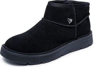 Skechers Keepsakes Mini bottes de neige confortables mains libres pour femme, noir/noir, 38.5 EU