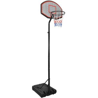 vidaXL Basketballst&auml;nder Schwarz 282-352 cm Polyethylen - Vidaxl