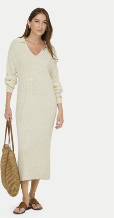 Only Strickkleid Tessa 15353117 Beige Regular Fit