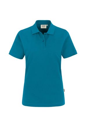 HAKRO Damen Polo-Shirt Top 224 - petrol - Gr&ouml;&szlig;e: 3XL