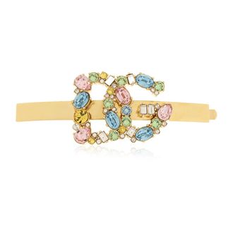 Dolce & Gabbana Femme, Accessoires, Jaune, Taille: ONE Size Hair Clip with Shimmering Crystals