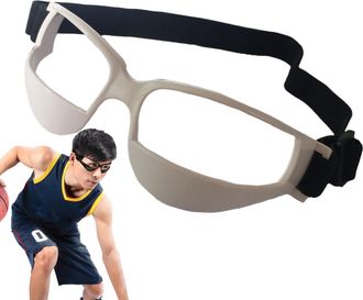 Generic Dribbelbrille Basketball Fussball,5St&uuml;ck Trainingsbrille, Schwarze Sportbrille, Verstellbar, AntiBogen, f&uuml;r Schule,Teenager