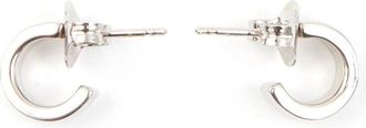 Maison Margiela Polished Silver-Tone Brass Earrings - Silver