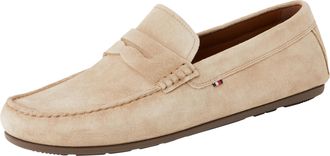 Tommy Hilfiger Herren Loafer aus Wildleder, Beige (Beige/Brown), 44