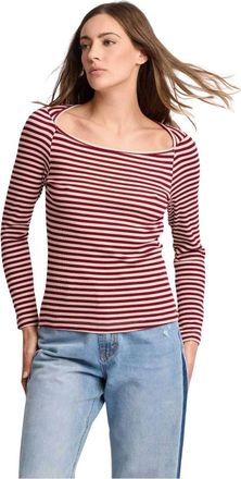 Kocca Femme, Tops, Rouge, Taille: 40 FR T-shirt fantasia a righe