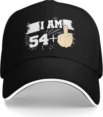 Generic Chapeau dHomme, jAI 54 Ans et Majeur de 55 Ans, Casquette dr&ocirc;le de Casquette pour Hommes, Cadeau d&eacute;t&eacute;