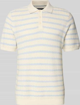 Mc Neal Poloshirt mit Polokragen und kurzer Knopfleiste