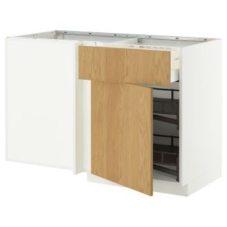 IKEA METOD / MAXIMERA Eckunterschrank m Schublade+Auszug