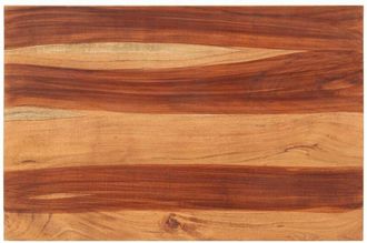 vidaXL Dessus de table Bois solide 25-27 mm 60x90 cm