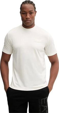 Emporio Armani Emporio Armani Ea7, Homme, Tops, Blanc, Taille: XL T-shirt Lux Identity