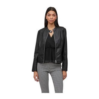 Vila Vila, Femme, Vestes, Noir, Taille: 40 FR Veste Bleue Enduite
