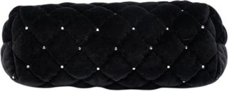 Chanel Pre-owned Pochette clout&eacute;e en velours - Femme - Pre-owned - Noir - Taille: ONE Size