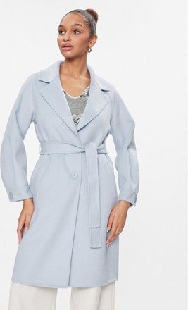 Twin-Set Übergangsmantel 241TP2010 Himmelblau Regular Fit