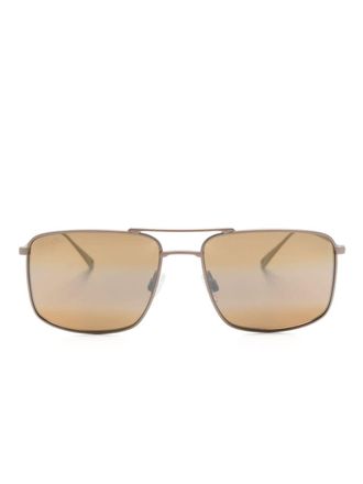 Maui Jim lunettes de soleil Aeko &agrave; monture pilote - Marron