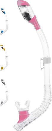 Cressi ES258840 Schnorchel, Transparent/Rosa, Einheitsgr&ouml;&szlig;e