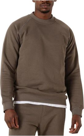 Genti Taupe Basic Logo Sweater - - Sweatshirts & Hoodies - Herren - Braun - M