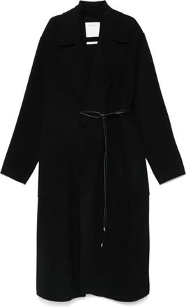 Sportmax Femme, Manteaux, Noir, Taille: 36 FR Abate Coat