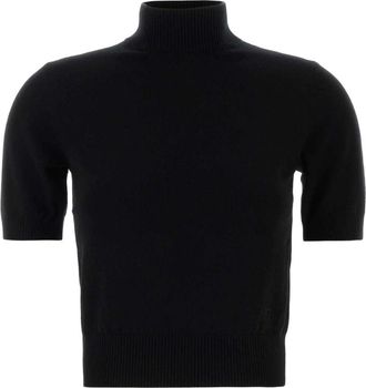 Dolce & Gabbana Femme, Pulls, Noir, Taille: 34 FR Knit