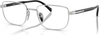 Prada Silberne Brillengestelle - - Accessories - unisex - Grau - 53 MM