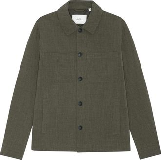 Les Deux Como Hybrid Jacket Seasonal - Homme - Vestes - Vert - Taille: S