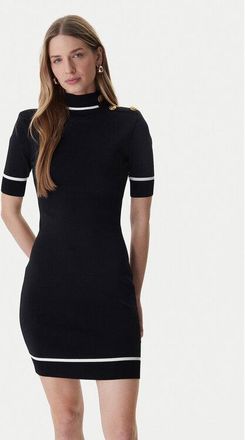 Guess Strickkleid 6RGK24 5905Z Schwarz Classic Fit