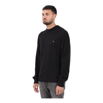 Calvin Klein Jeans Homme, Pulls, Noir, Taille: M Maille ras du cou